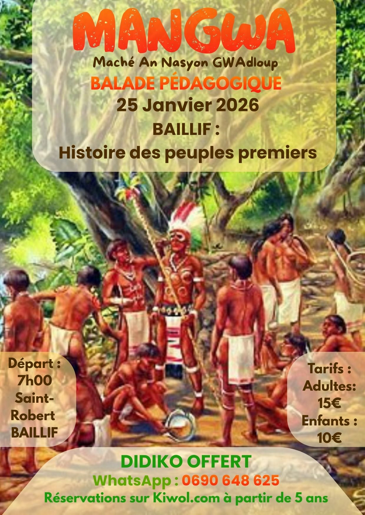 Randonnée MANGWA : Baillif, les peuples premiers - Baillif - Guadeloupe ...