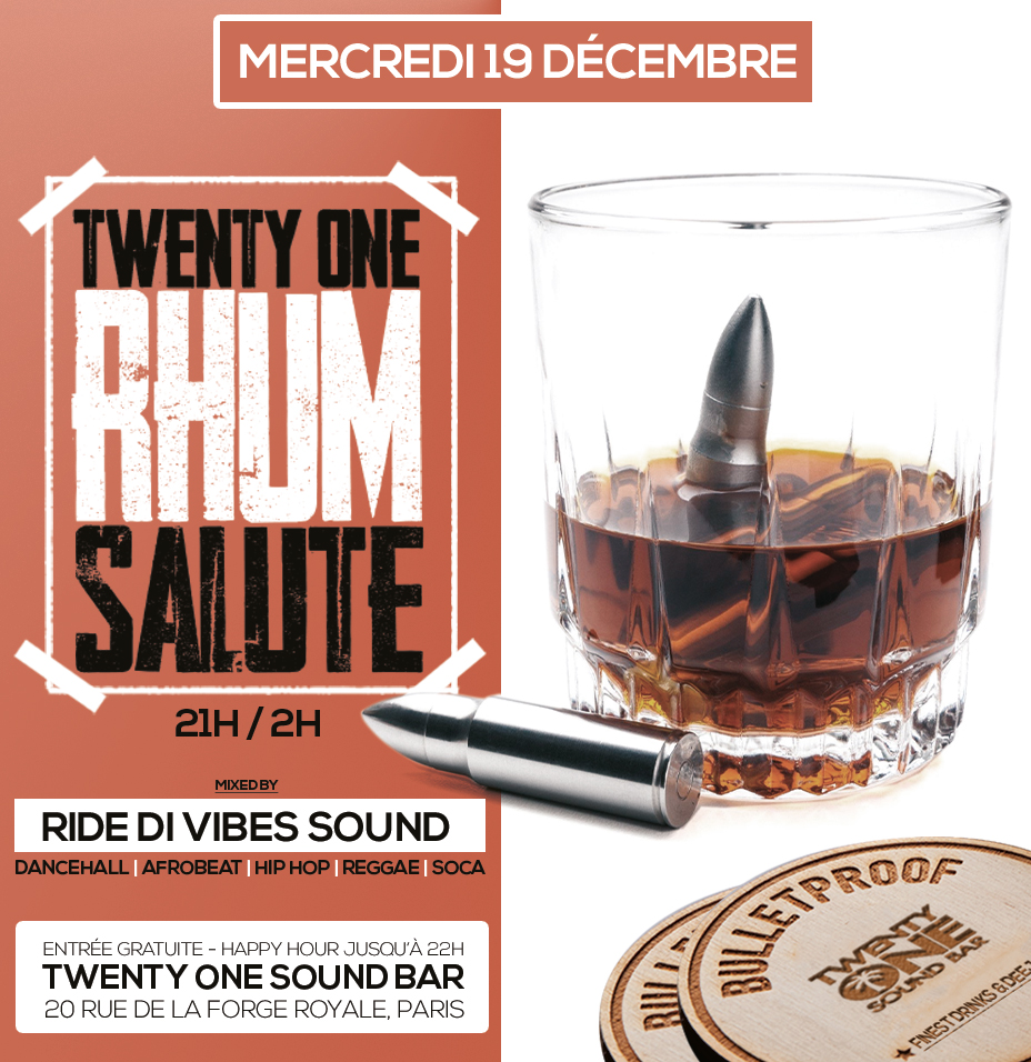 21 Rhum Salute - Le Twenty One Sound Bar - France | Kiwol